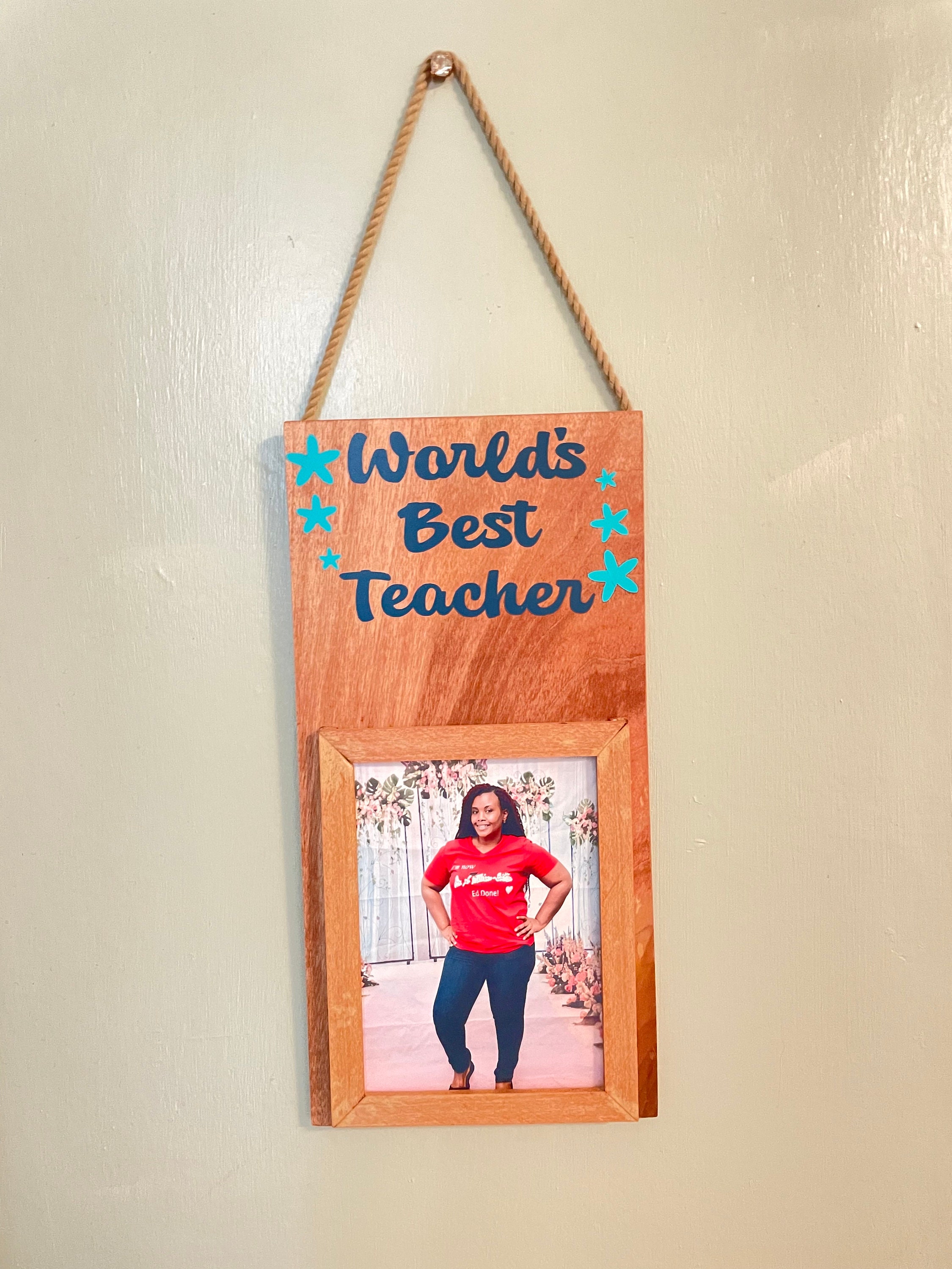 Teacher’s Gift! Teacher’s Picture Frame! Teacher’s Appreciation Week ...