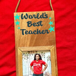 Teacher’s Gift! Teacher’s Picture Frame! Teacher’s Appreciation Week ...