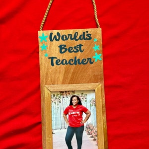 Teacher’s Gift! Teacher’s Picture Frame! Teacher’s Appreciation Week ...