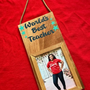 Teacher’s Gift! Teacher’s Picture Frame! Teacher’s Appreciation Week ...