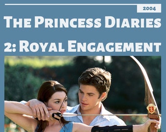 The Princess Diaries Movie Poster - Etsy