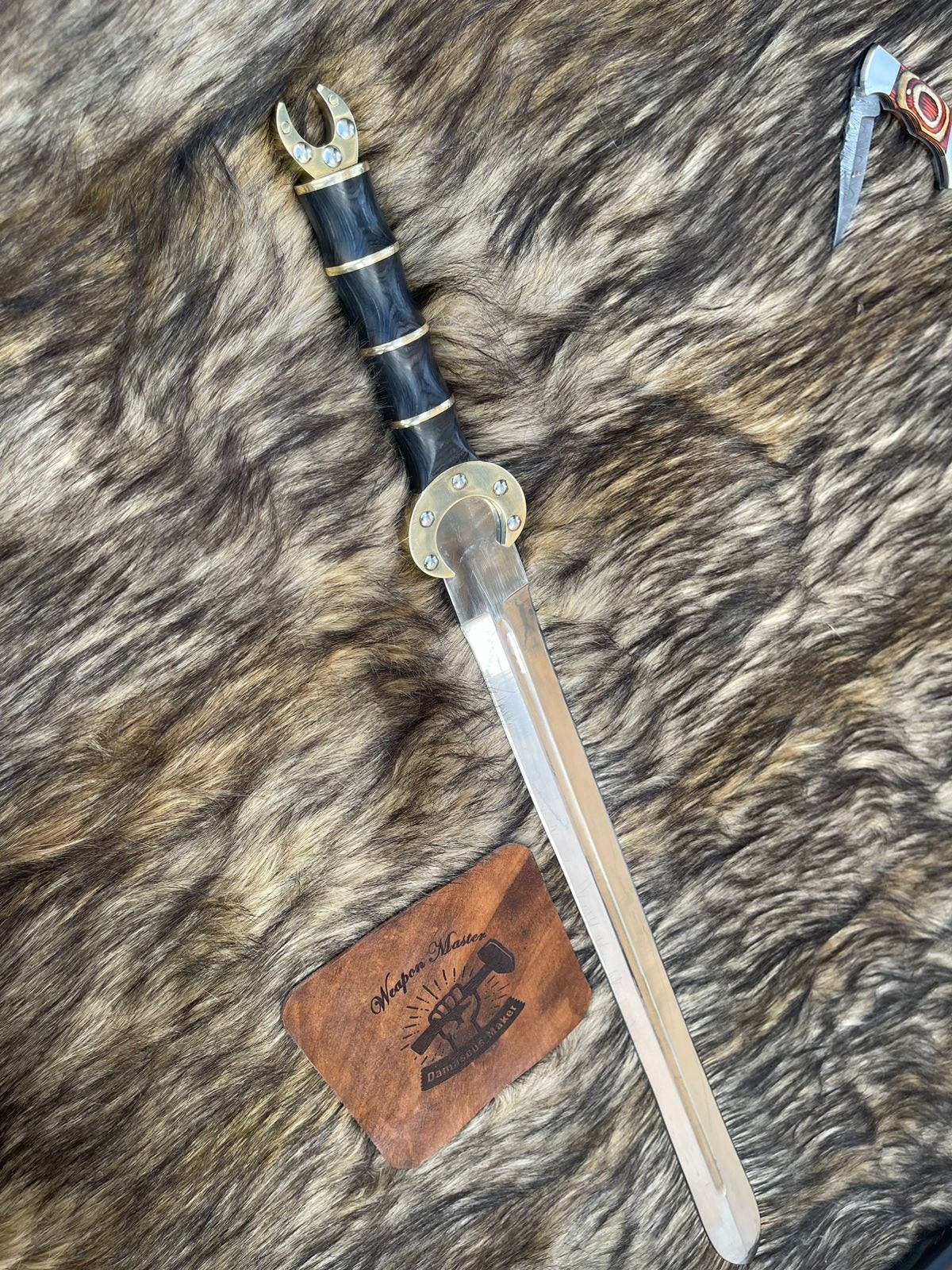 Custom Hand Made Celtic Sword 38 Inches Celtic Leaf Sword Hand - Etsy