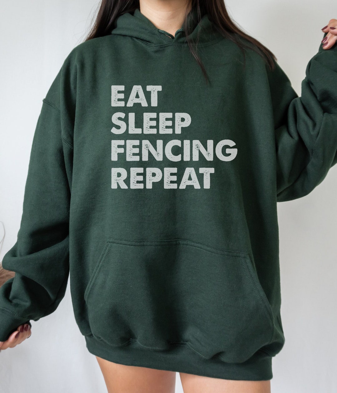 Fencing Themed Hoodie - Personalized Fencing Gift for Coach, Enthusiast ...