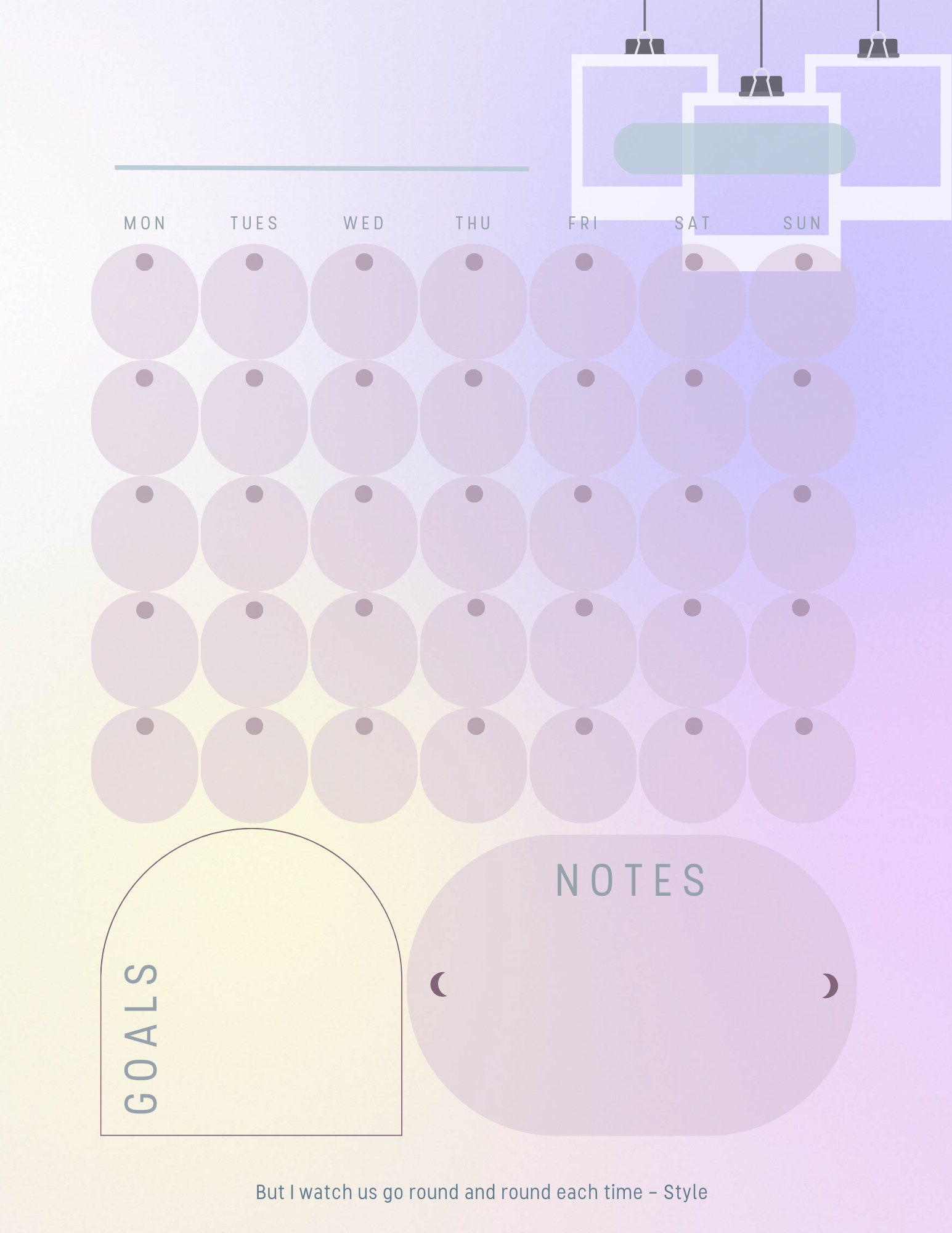 Taylor Swift Themed Monthly Planners - Etsy