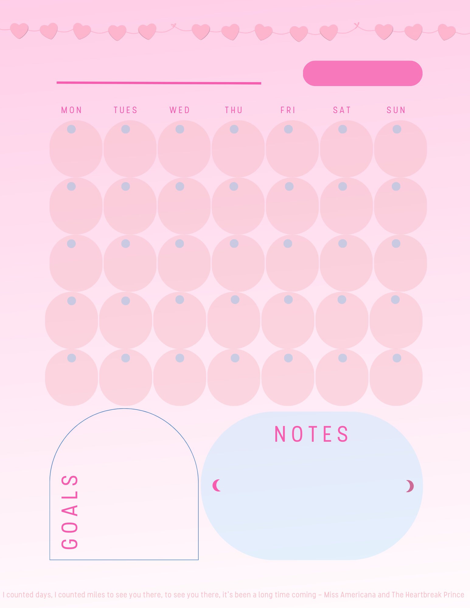 Taylor Swift Themed Monthly Planners - Etsy