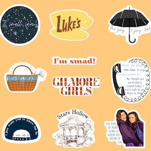 Gilmore Girls Sticker Set 30 Stickers - Etsy