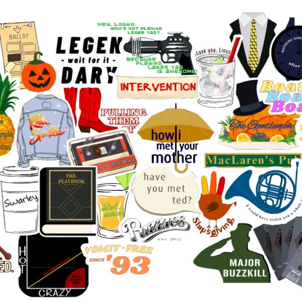 Himym Stickers - Etsy