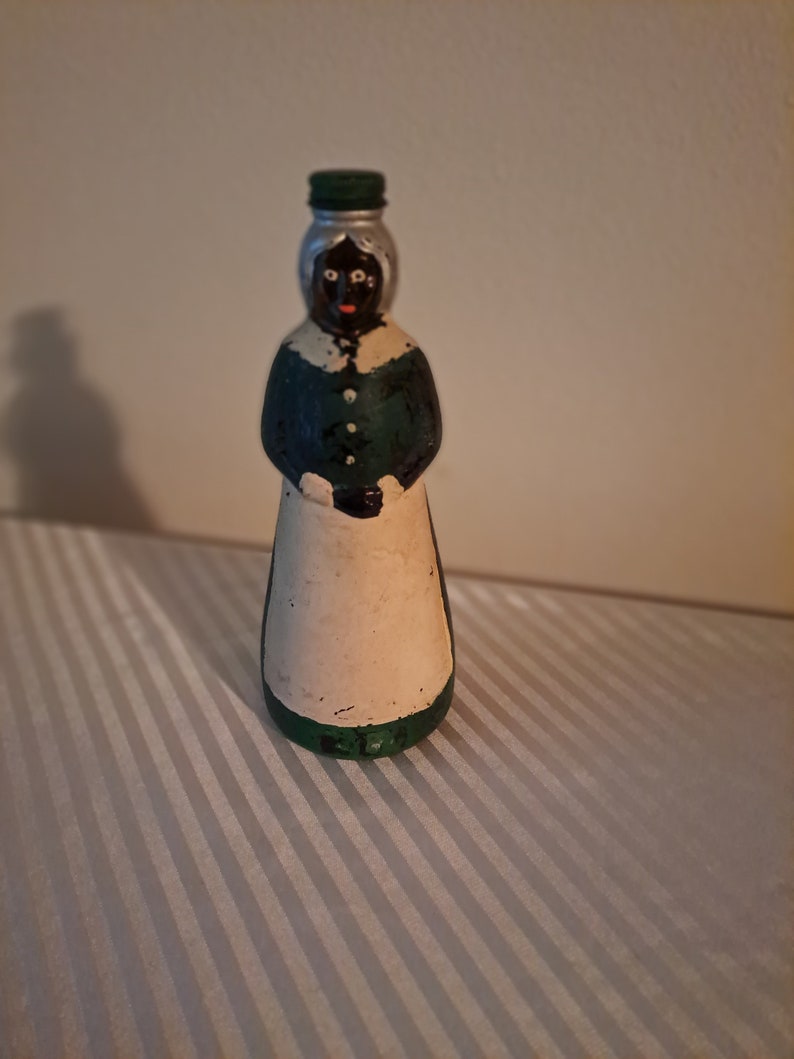 Mrs. Butterworth Vintage Early Hand Painted Glass Bottle - Etsy