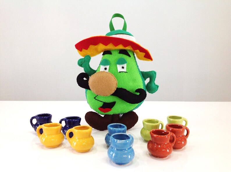 60 Colorful Cantaritos Jarritos Handmade Tequila Shots Mini - Etsy