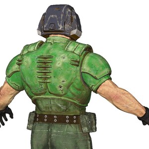 Classic Doom Guy / Doom Marine Armor Cosplay EVA Foam Pepakura File ...