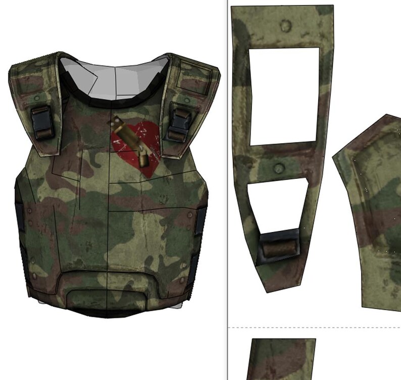 Aliens Colonial Marines Armor Cosplay EVA Foam Pepakura File Templates ...