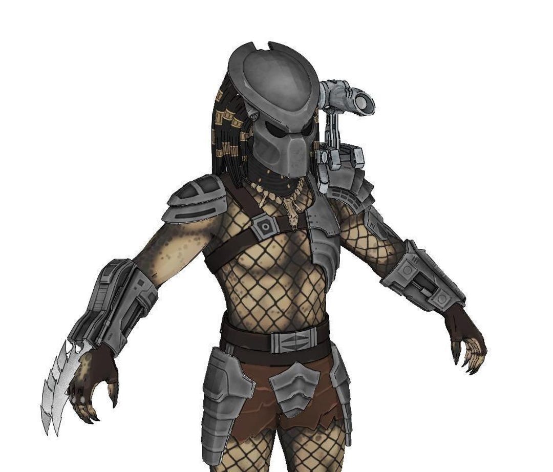 Predator Armor EVA Foam Cosplay Pepakura File Templates DIY - Etsy UK