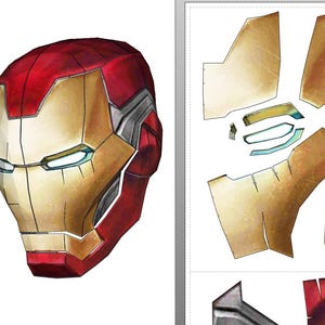 Iron Man Mark 85 Armor Cosplay EVA Foam Pepakura File Templates ...