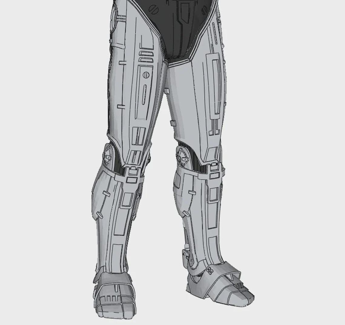 Robocop (1987) Cosplay EVA Foam Pepakura File Templates DIY - Etsy