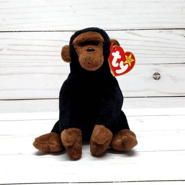 Ty Beanie Baby Monkey - Etsy