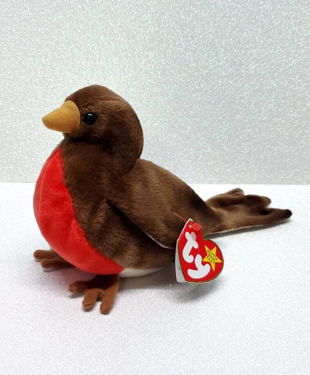 Ty Beanie Baby Early Red Robin Bird Vintage Plush - Etsy