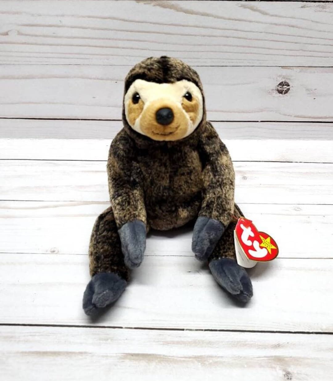 Ty Beanie Baby Slowpoke Sloth Vintage Plush - Etsy
