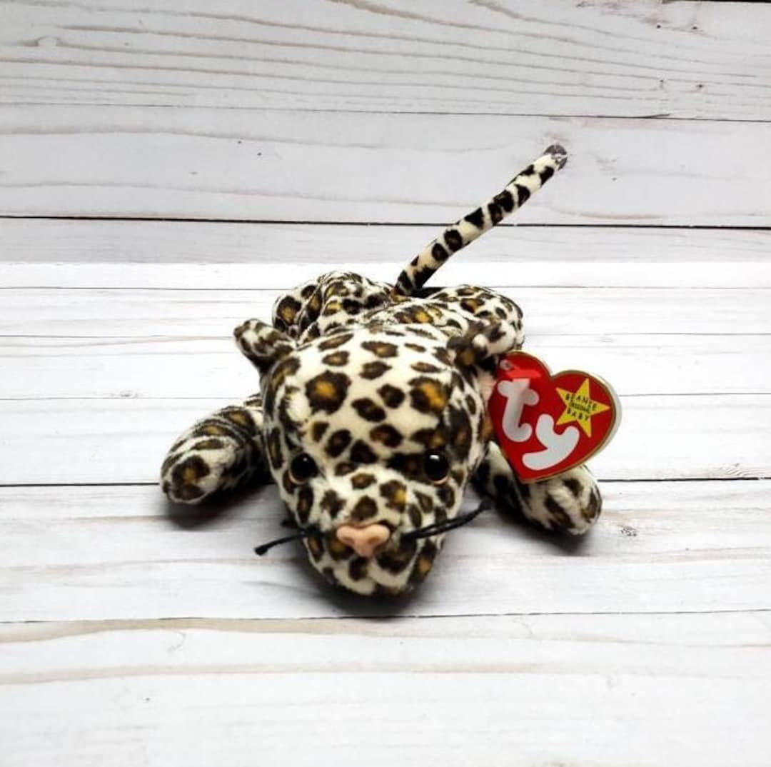 Ty Beanie Baby Freckles Leopard Vintage Plush - Etsy