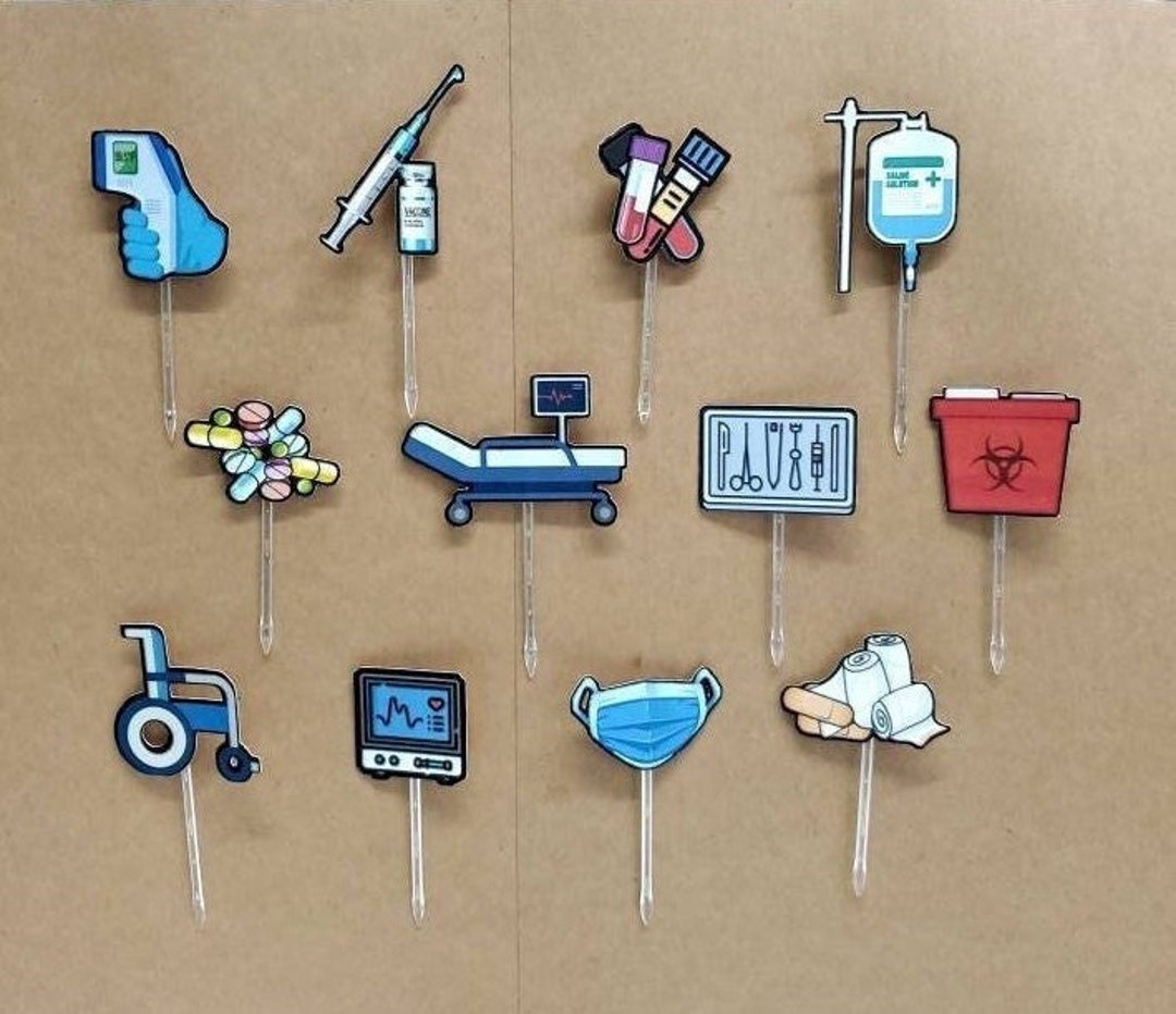 Medical Hospital Doctor Nurse Cupcake Toppers - Etsy