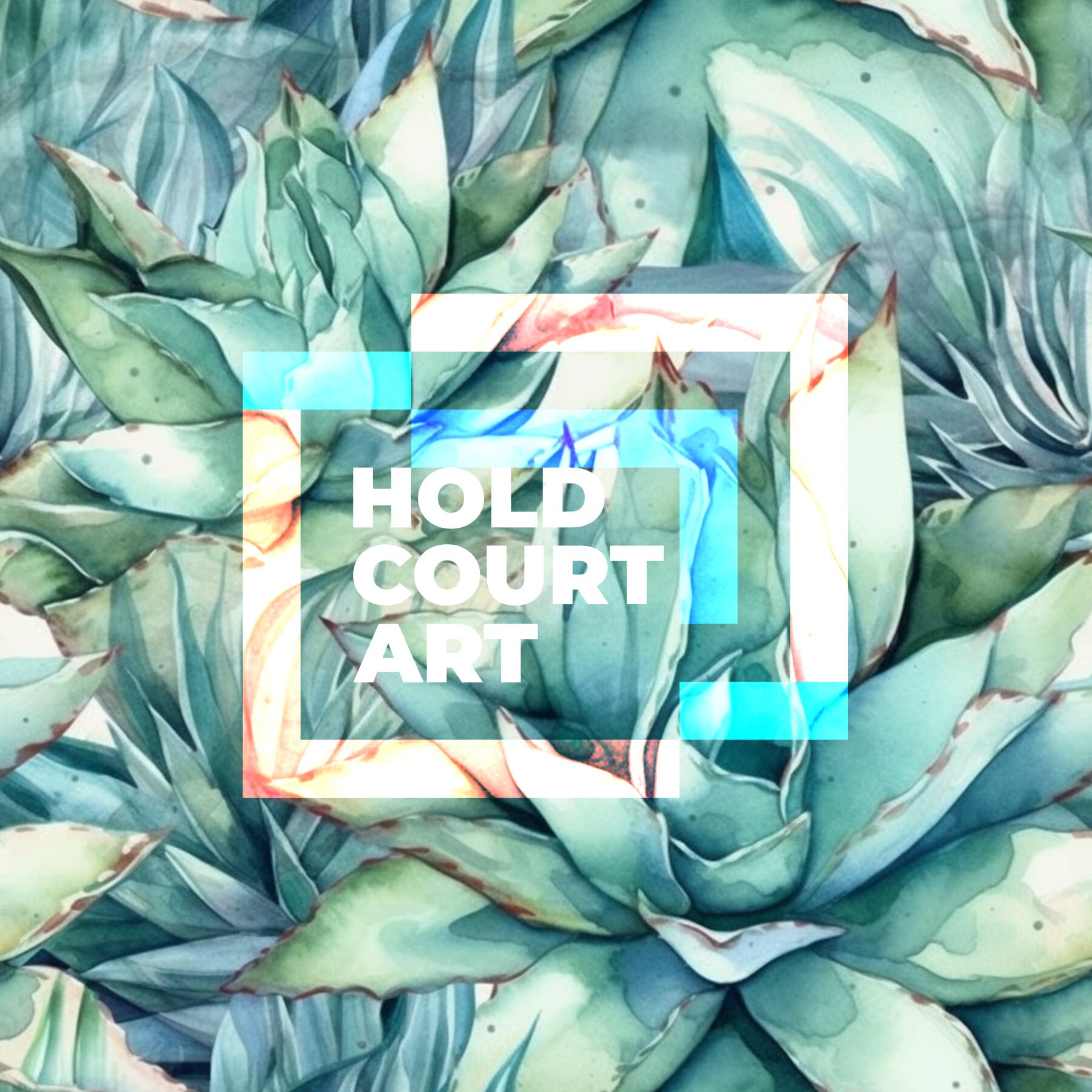 12 Agave Cactus Digital Paper SEAMLESS Agave Cactus Watercolor Patterns ...