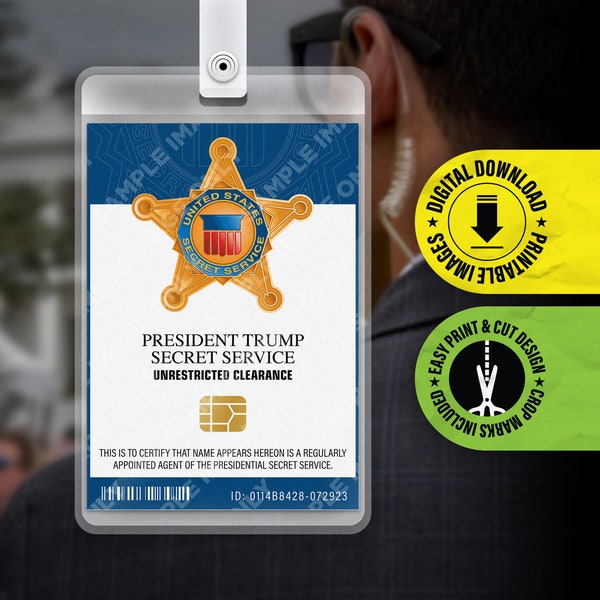 Prop Id Badge - Etsy