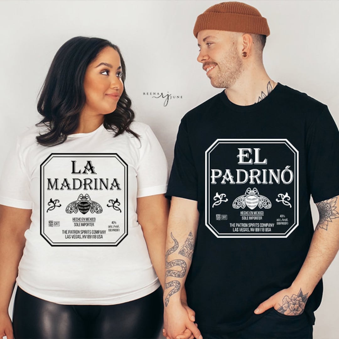 Madrina Y Padrino Patron SVG Bundle: Spanish Shirt Designs (digital ...