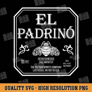 Madrina Y Padrino Patron SVG Bundle: Spanish Shirt Designs (digital ...
