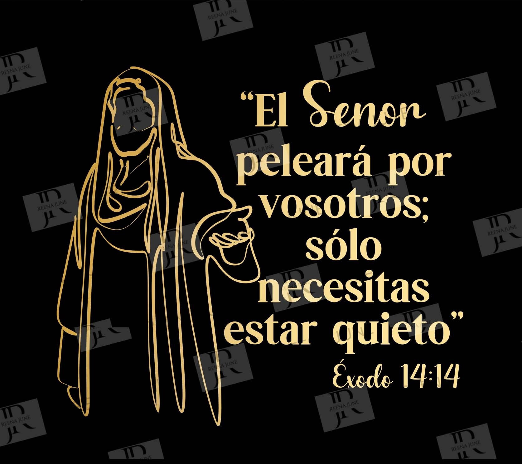 El Senor Peleara Por Mi Svg, Frases Cristianas, Frases Religiosas Svg ...