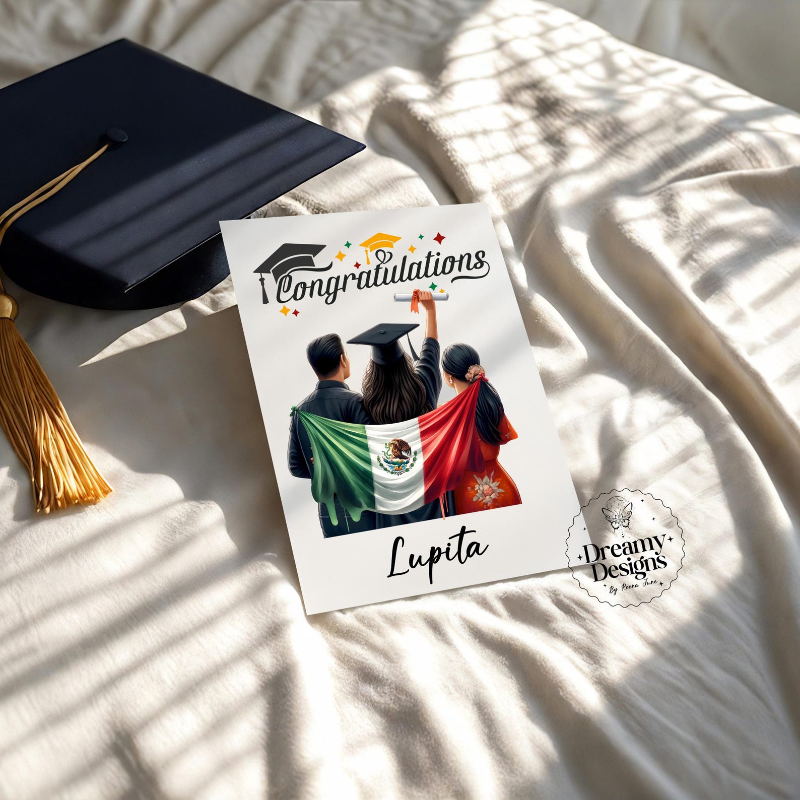 Personalized Mexican Flag Graduation Card: Custom 2025 Grad Gift - Etsy