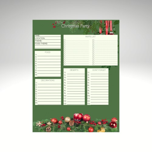 Holiday Planner Christmas Gift Tracker Gift Tracking - Etsy