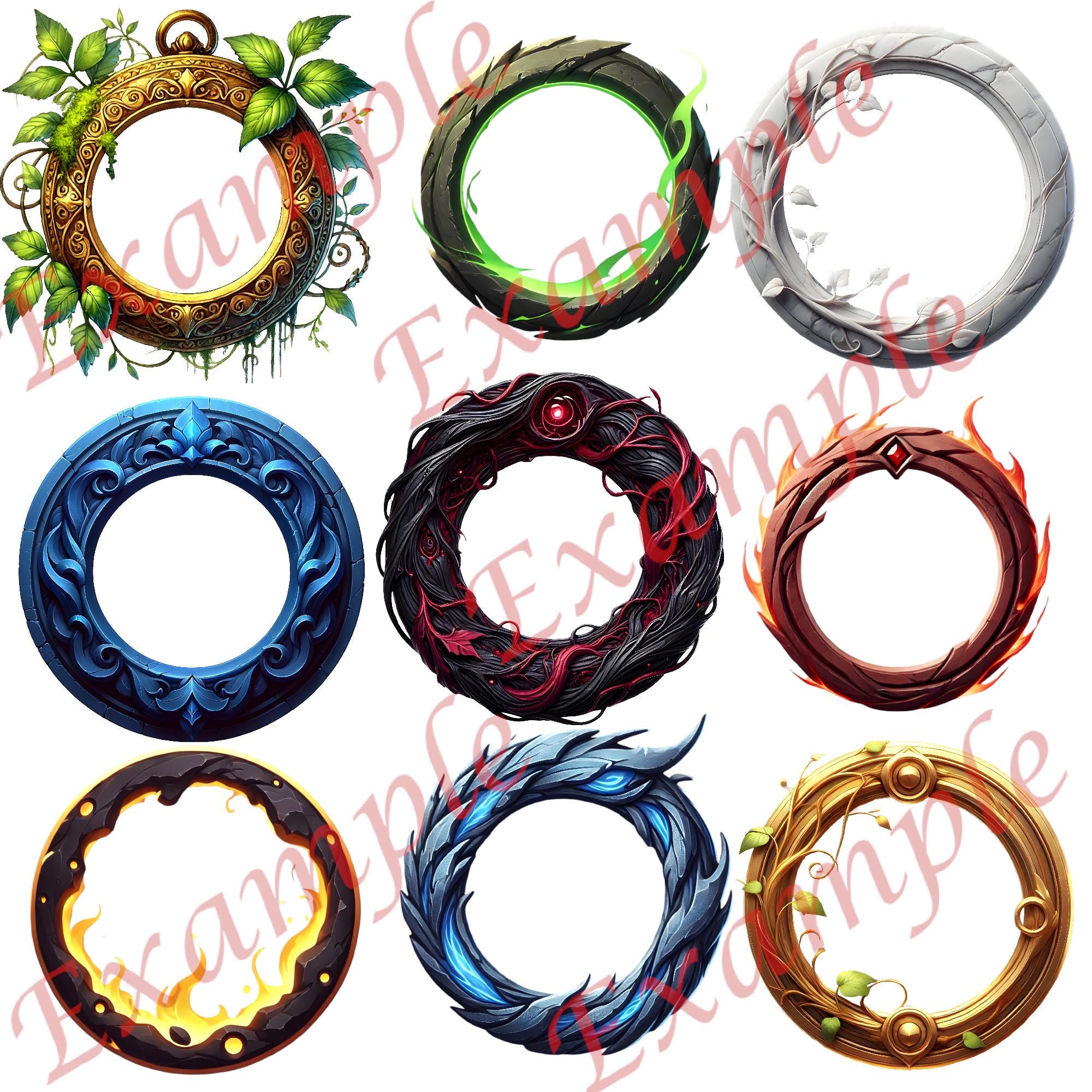 DND 500+ Token Frame Pack - Token Borders for Fantasy Ttrpg's ...