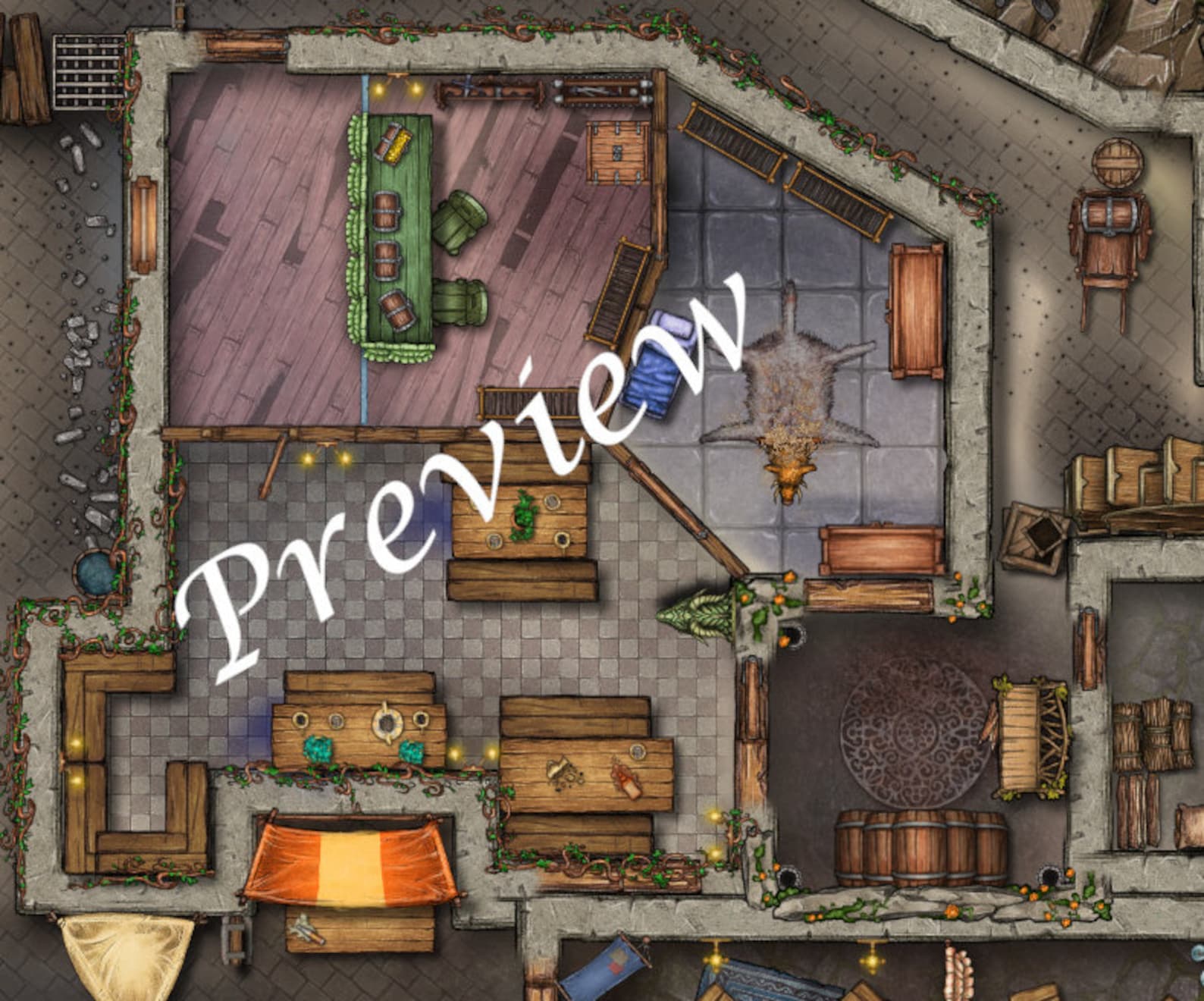 Castle Battle Map, Dnd Battle Map, D&D, Battlemap, Dungeons and Dragons ...