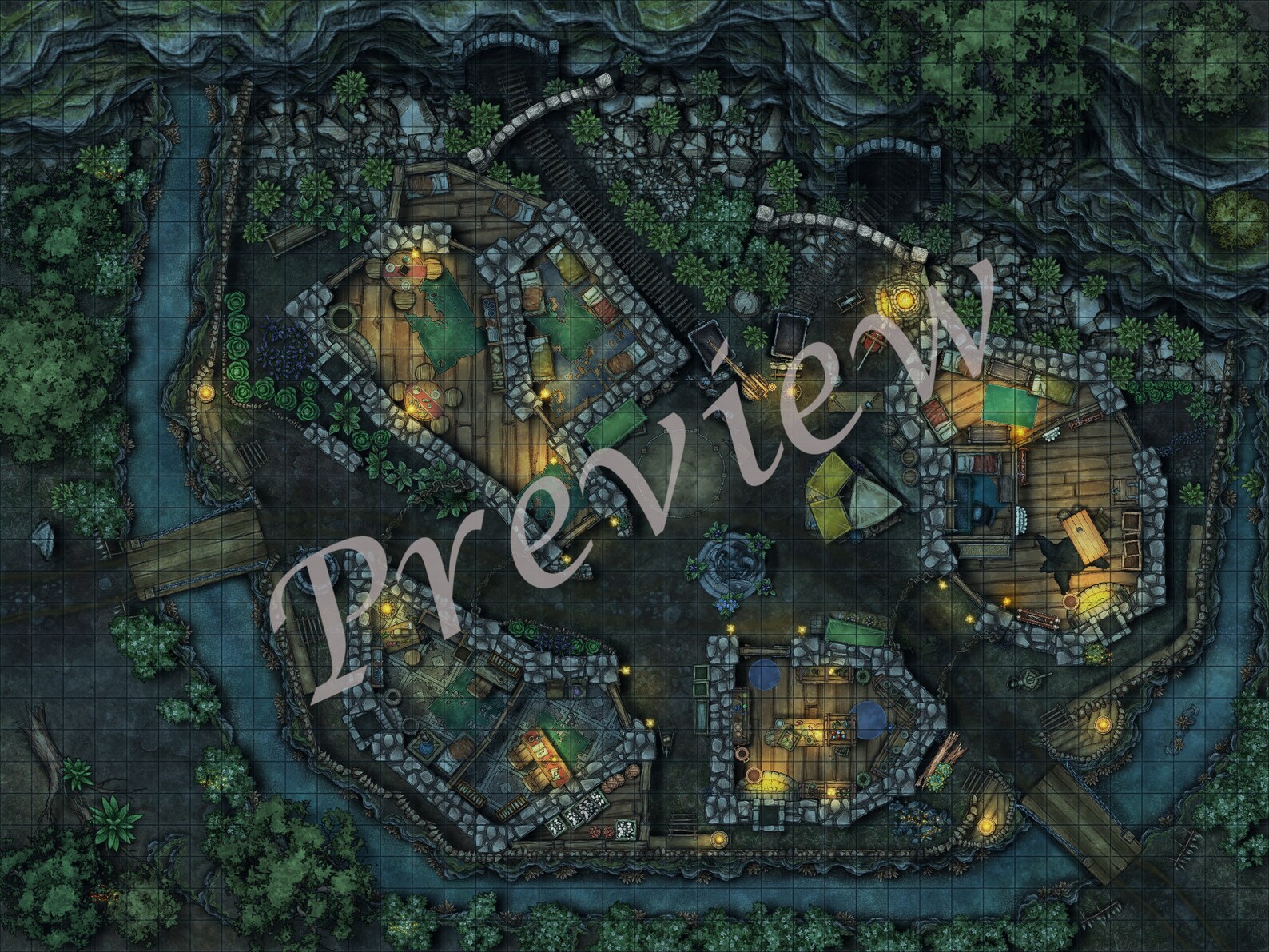 DND Town Map, Terrain, Fantasy, Dnd Battle Map, D&D, Battlemap ...
