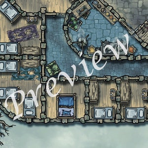 Tavern Map, Dnd Battle Map, White Lady Inn, Dnd Map, D&D, Dungeons and ...
