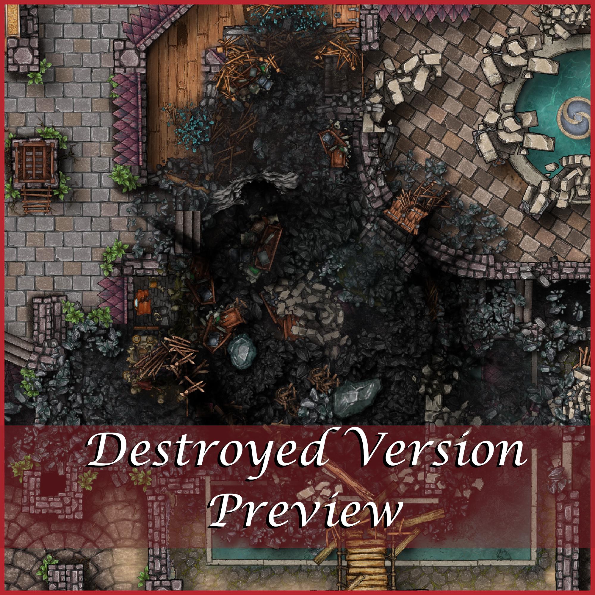 Castle Battle Map, Dnd Battle Map, D&D, Battlemap, Dungeons and Dragons ...