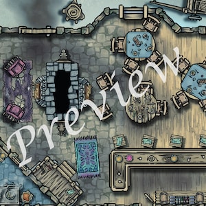 Tavern Map, Dnd Battle Map, White Lady Inn, Dnd Map, D&D, Dungeons and ...