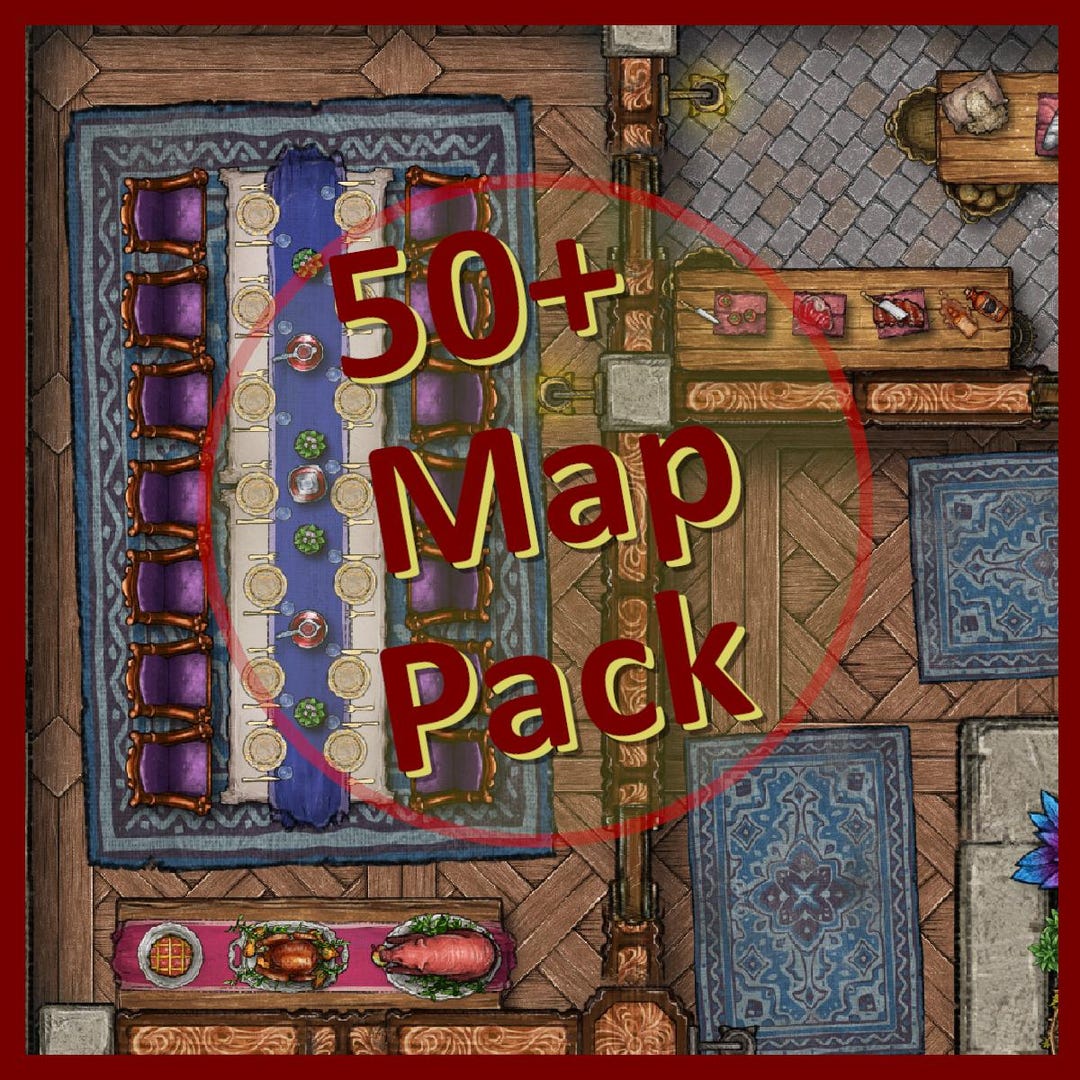 50+ Dnd Maps, Custom Fantasy Maps, Handcrafted, Dungeon Master ...