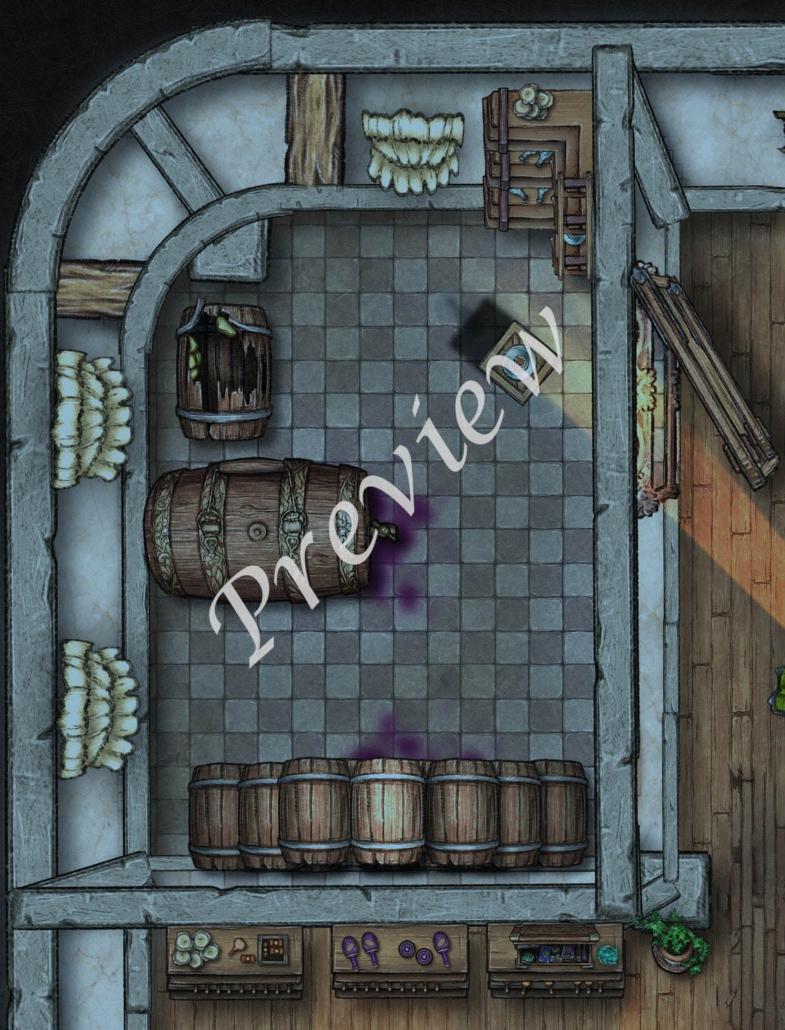 Brewer Map, Dnd Battle Map, D&D, Battlemap, Dungeons and Dragons, 5e ...