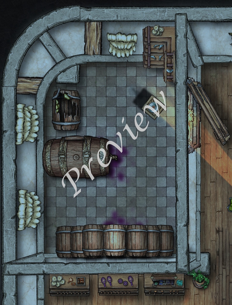 Brewer Map, Dnd Battle Map, D&D, Battlemap, Dungeons and Dragons, 5e ...