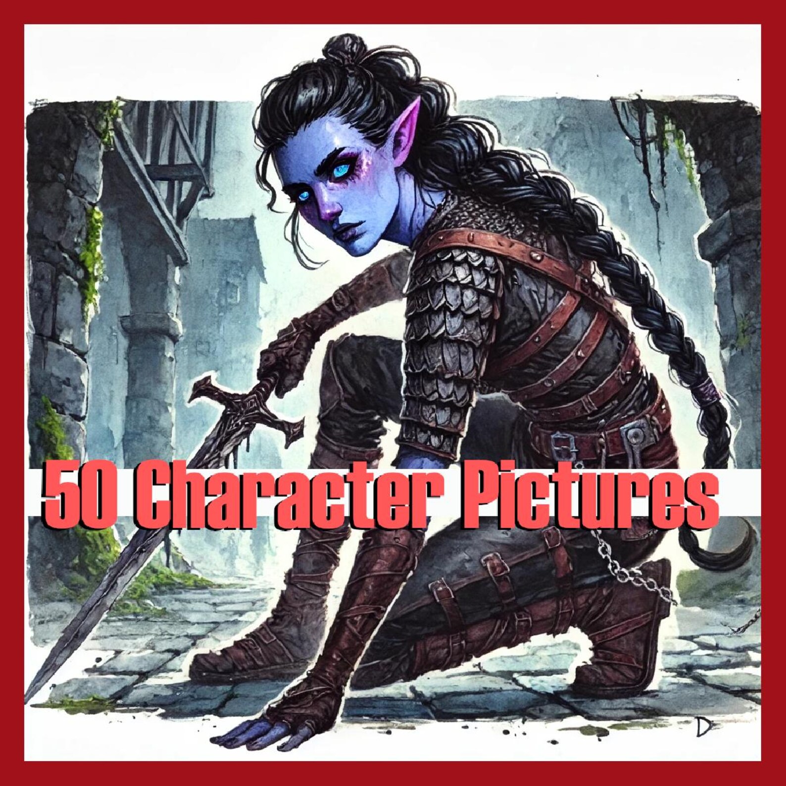 50 RPG Npcs - Character Picture Pack, for Fantasy Ttrpg's, Character ...