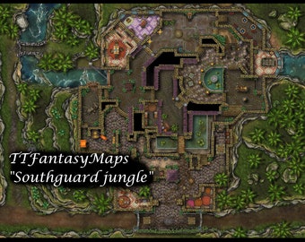 Castle Battle Map, Dnd Battle Map, D&D, Battlemap, Dungeons and Dragons ...