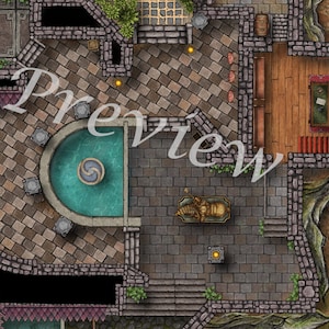 Castle Battle Map, Dnd Battle Map, D&D, Battlemap, Dungeons and Dragons ...