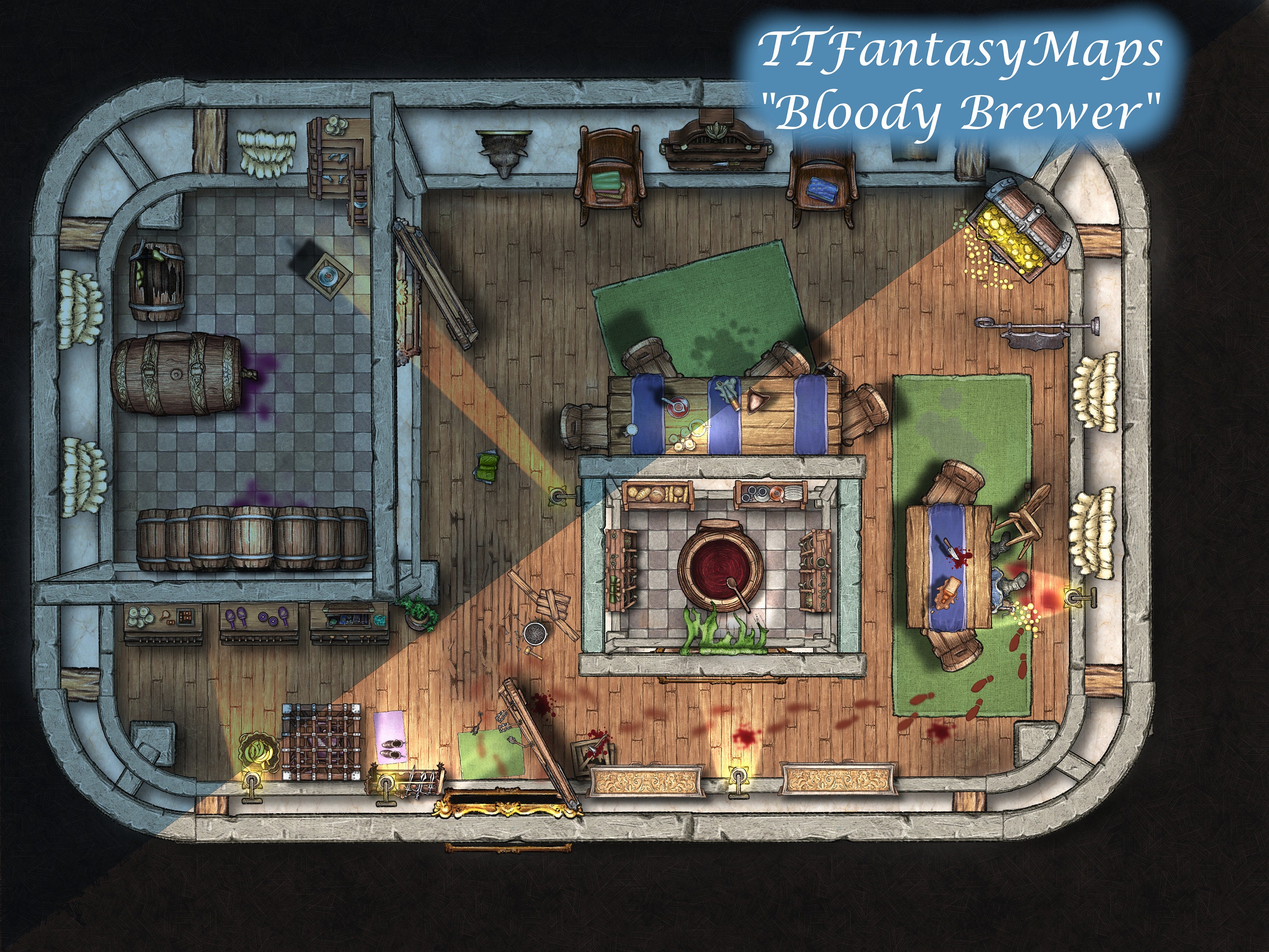 Brewer Map, Dnd Battle Map, D&D, Battlemap, Dungeons and Dragons, 5e ...