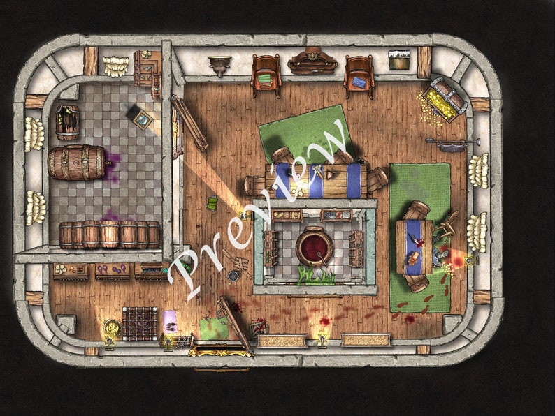 Brewer Map, Dnd Battle Map, D&D, Battlemap, Dungeons and Dragons, 5e ...