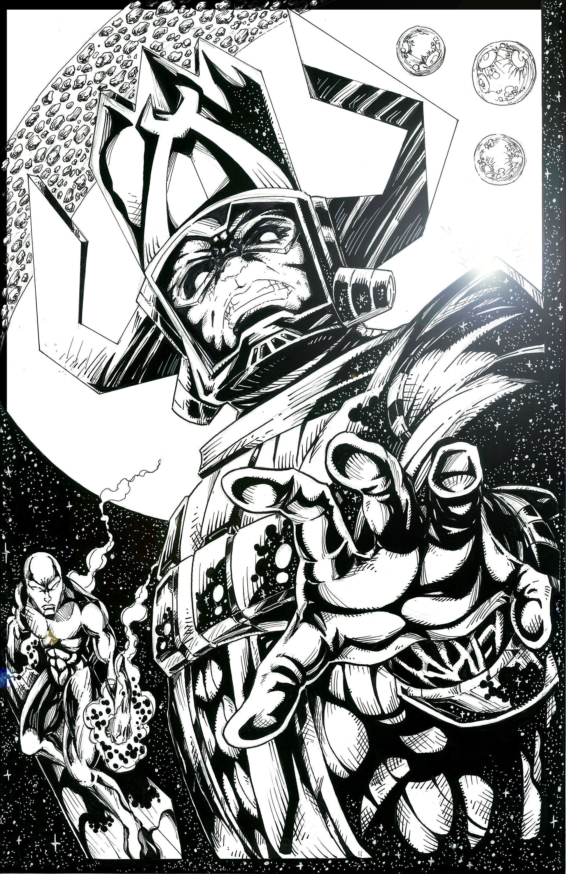 Galactus MARVEL 11x17poster/poster Print/original Hand Sketch/original ...