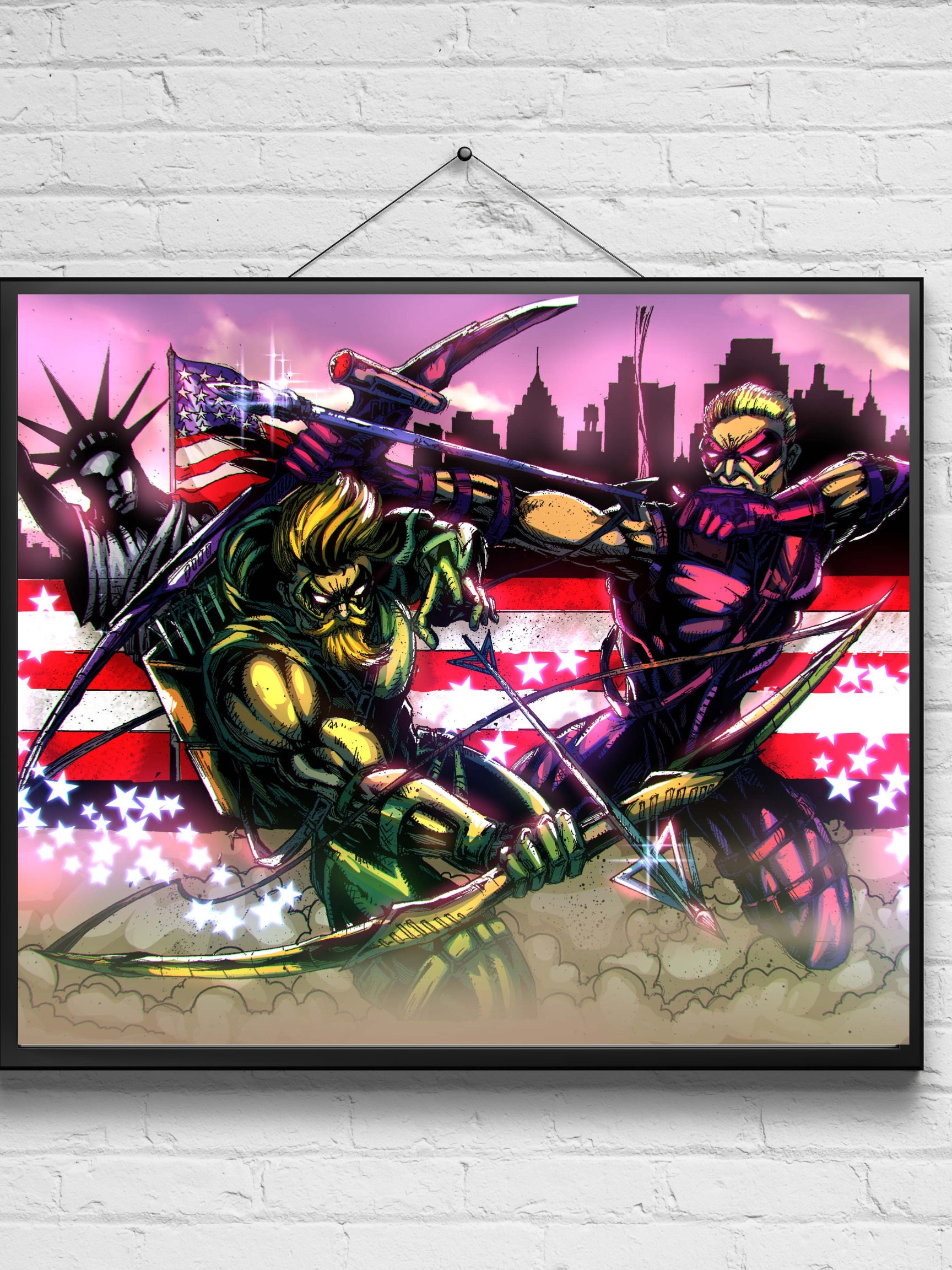 Green Arrow & Hawkeye 11x17 Poster - Etsy