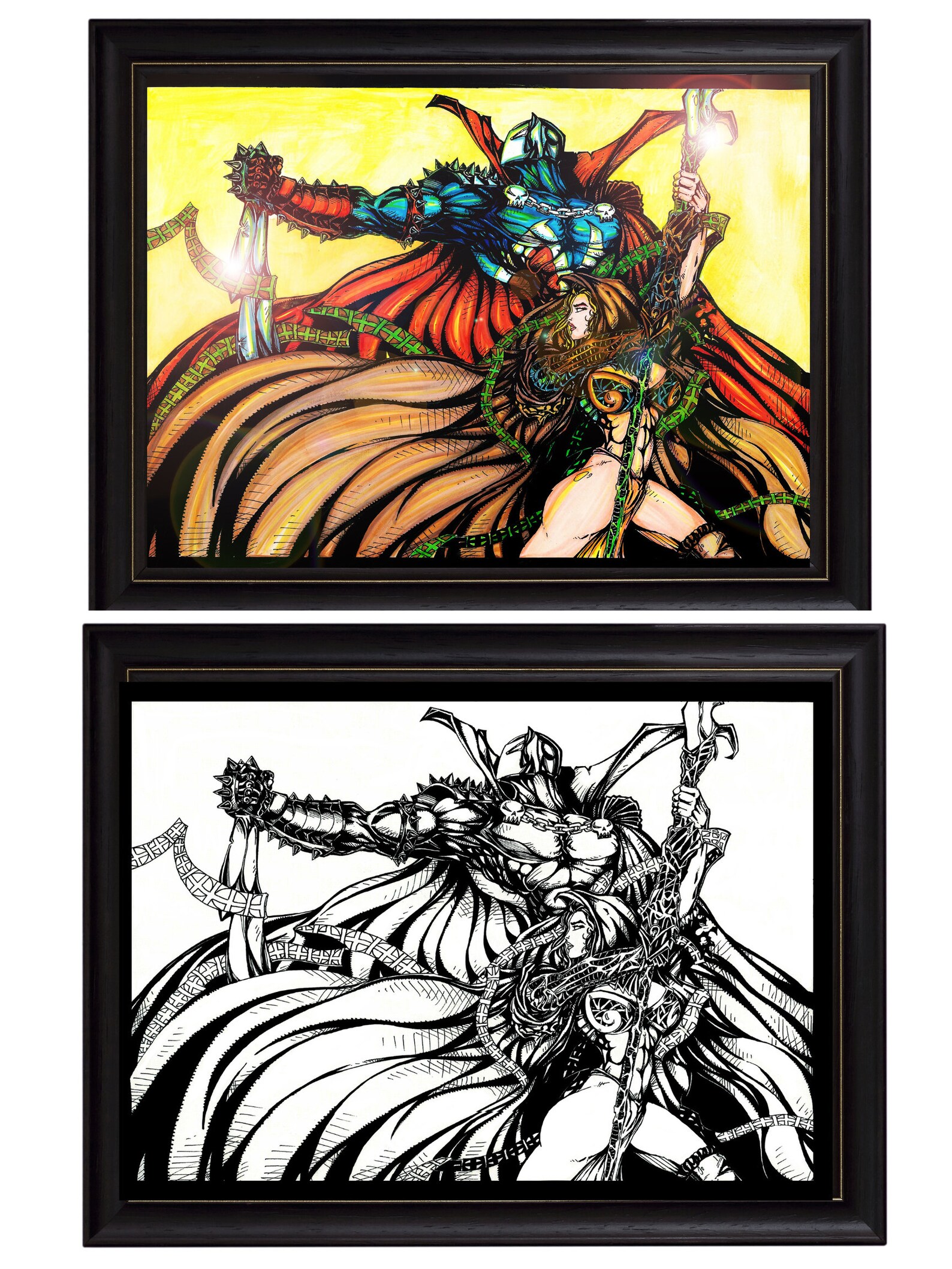 Witchblade & Spawn 11x17 Poster - Etsy