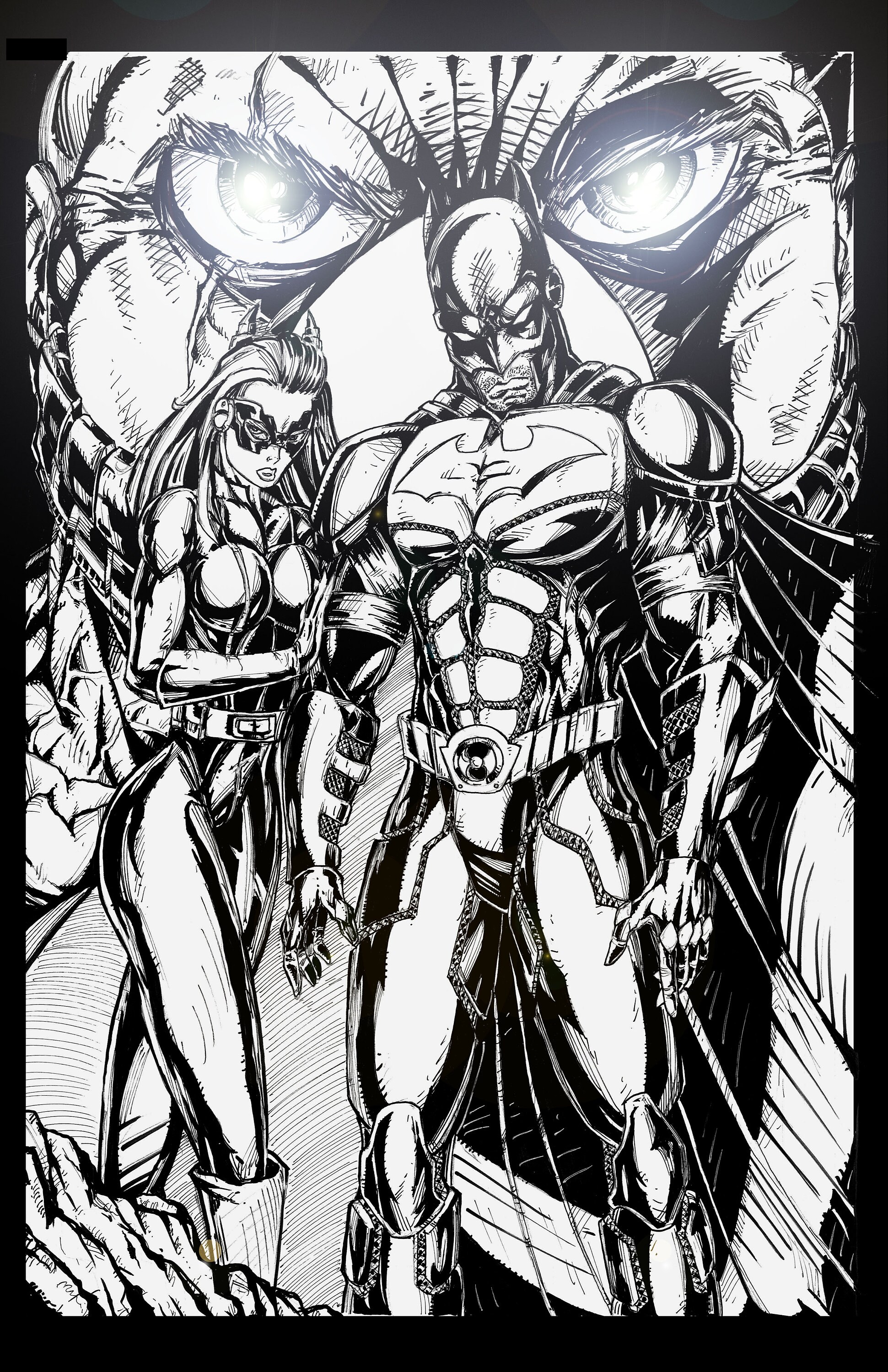 Batman With Batgirl And Bane 11x17 Poster T For Etsy