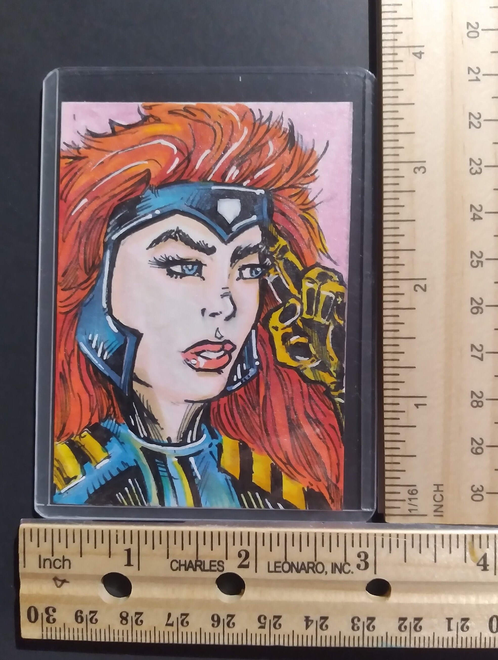 X-men Original Sketch Cards/gambit/magneto/colossus/cyclops/jean Grey ...