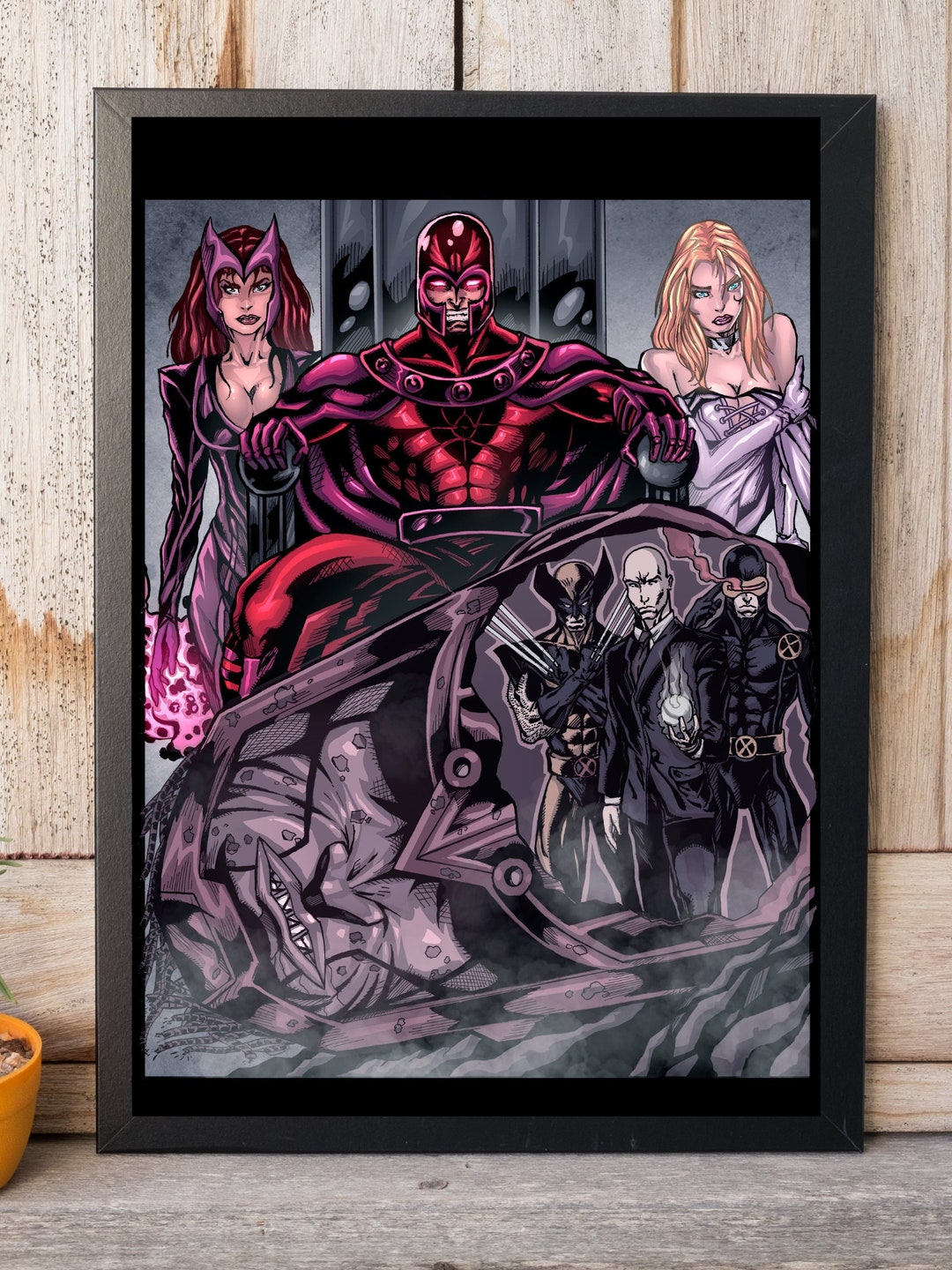 MARVEL X Men & Magneto 11x17 Poster, Gift for Men/women/kids, Wall Art ...